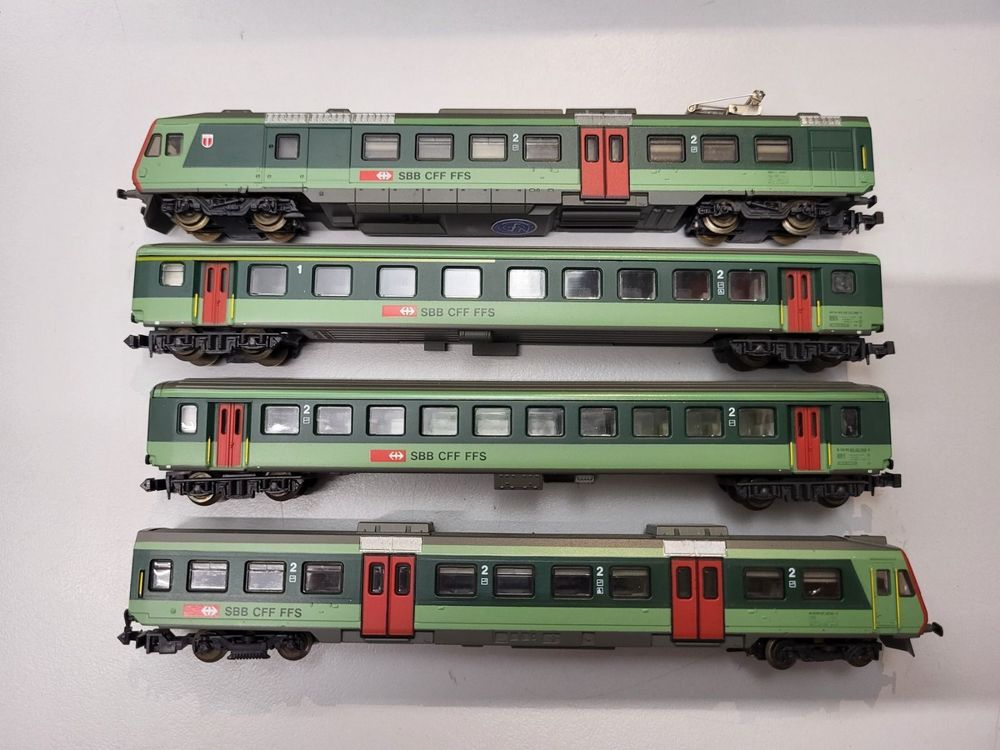 Lima / Minitrain Spur N 163944 NPZ Triebwagen Münsingen SBB | Kaufen ...