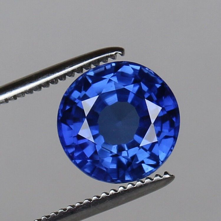 Natur Saphir Edelstein aus Madagaskar erwärmt schönes Blau | Kaufen auf ...