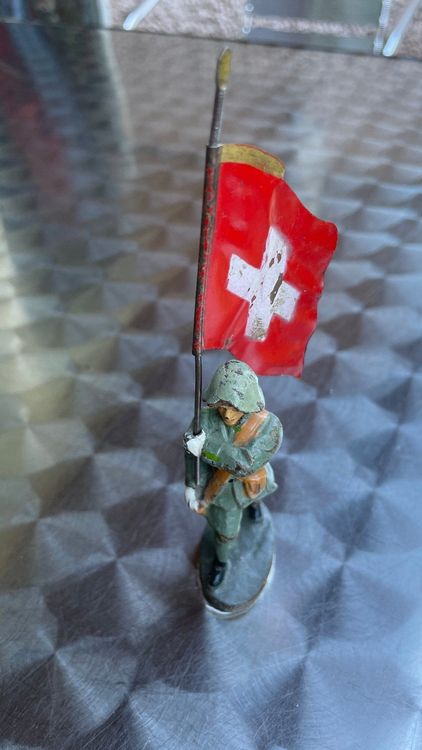 Schweiz Armee - Fahnenträger - Elastolin Figur | Kaufen auf Ricardo