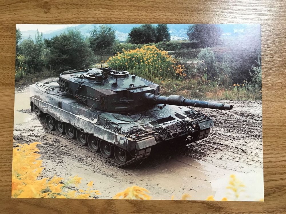 Bild A4 Panzer 87 Leopard 2 Foto Armee Militär | Kaufen auf Ricardo