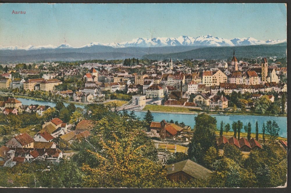 AG 1925: AK AARAU, Panorama! | Kaufen auf Ricardo