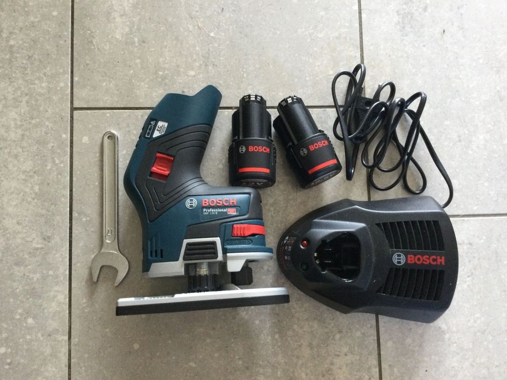 BOSCH GKF 12V-8 PROFESSIONAL AKKU-KANTENFRÄSE | Comprare su Ricardo