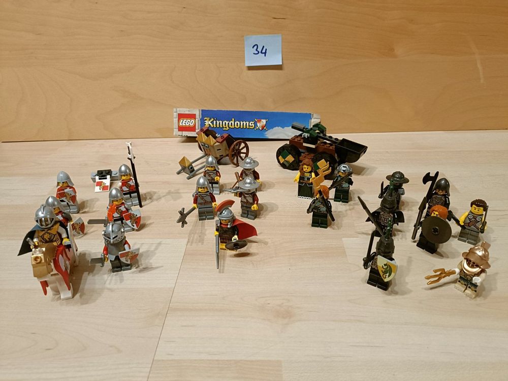 21 Figuren Lego Ritter und Soldaten inkl. Katapult und Wagen | Acheter ...