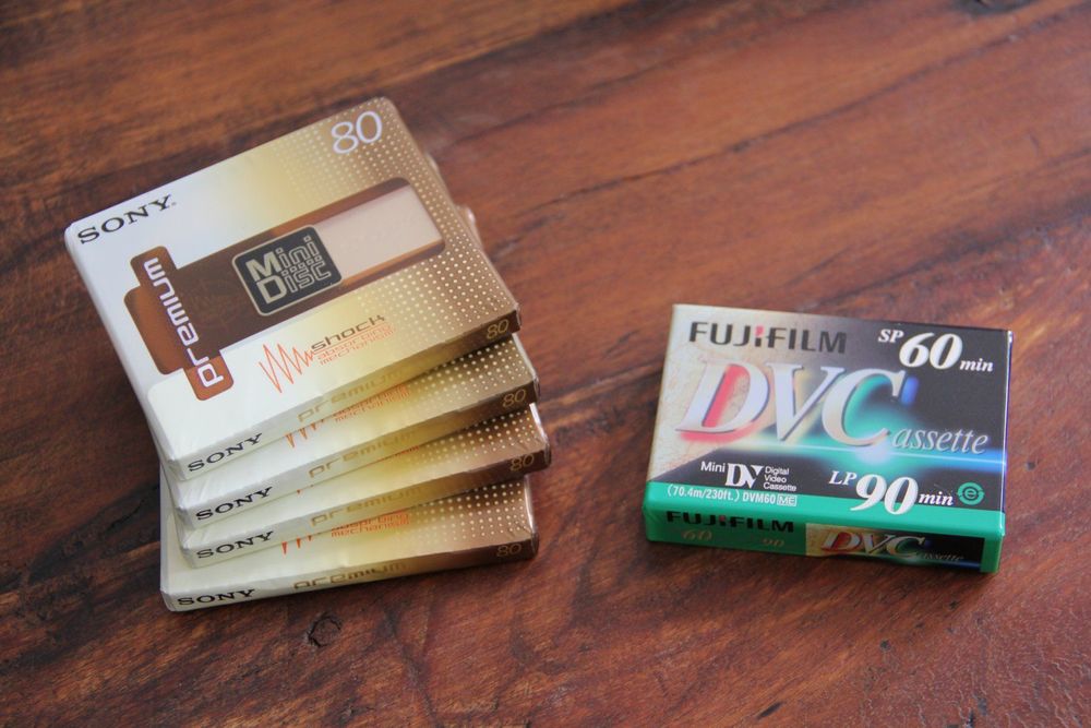 Sony Mini Disc 4x , Fuji Film Mini DVC, ab 1CHF!!! | Kaufen auf Ricardo