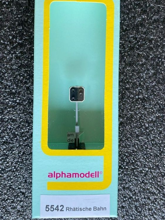 RhB Signal Vorsignal RhB Alphamodell 5542 H0m NEU | Acheter sur Ricardo