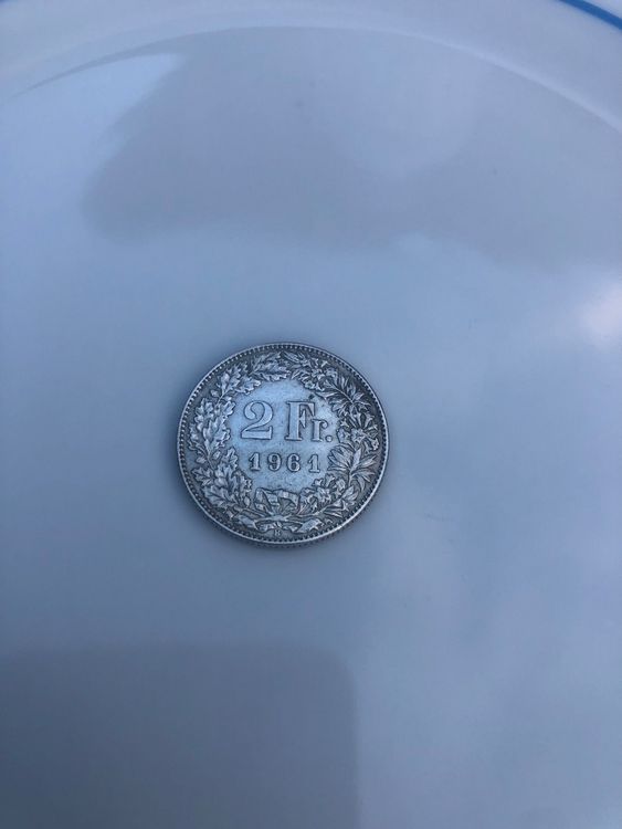 2 Franken Stück, 1961, B, silber | Kaufen auf Ricardo