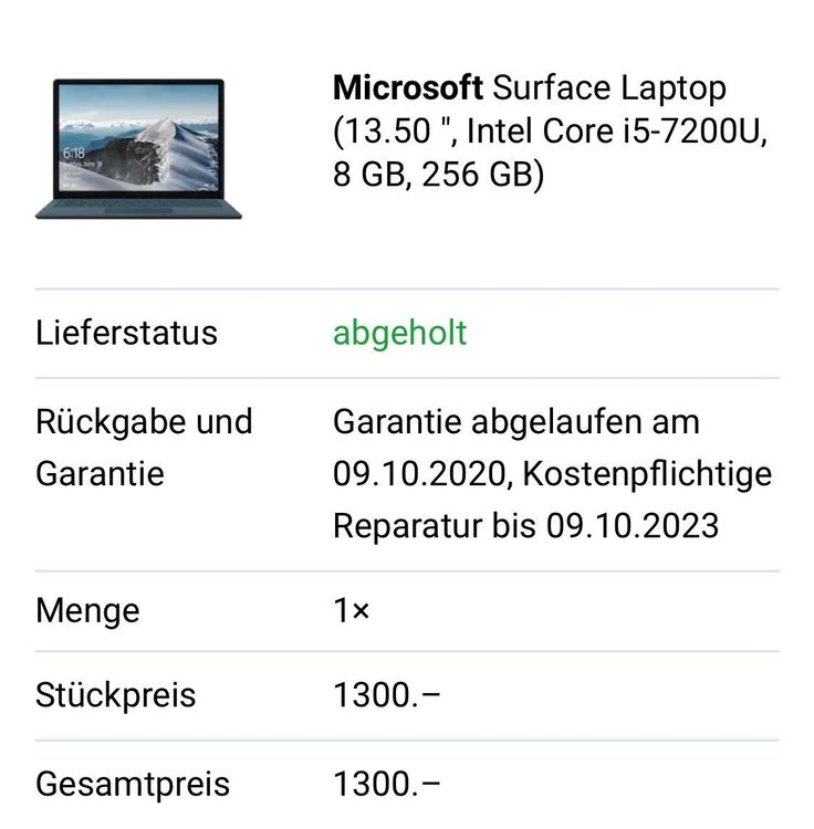 Microsoft Laptop Cobalt Blue | Kaufen auf Ricardo