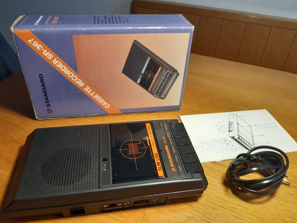 Slim Line Standard Cassette Recorder in original Verpackung | Kaufen ...