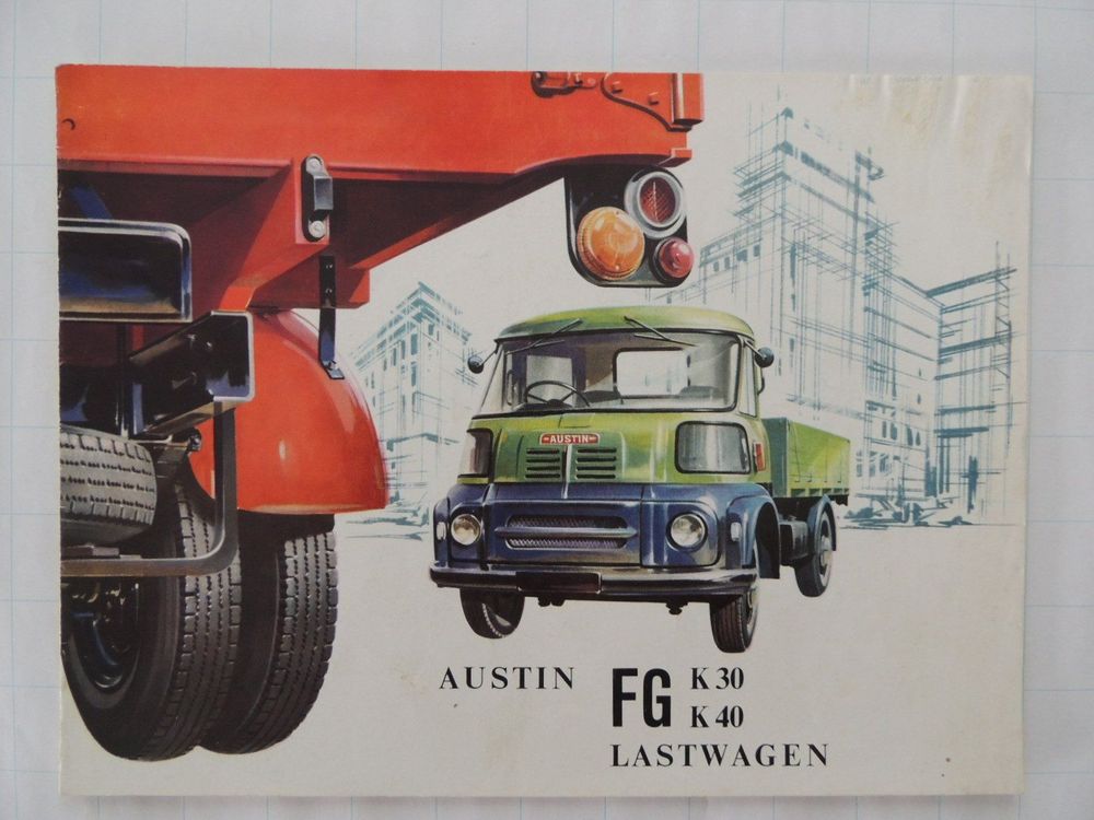 Austin FG K30/40 Lastwagen 1958 Prospekt deutsche Sprache H1 | Kaufen ...