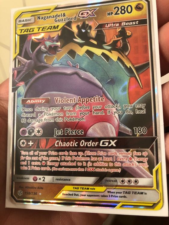 Nagandel & Guzzlord Tag Team GX (Ultra Beast) | Kaufen auf Ricardo