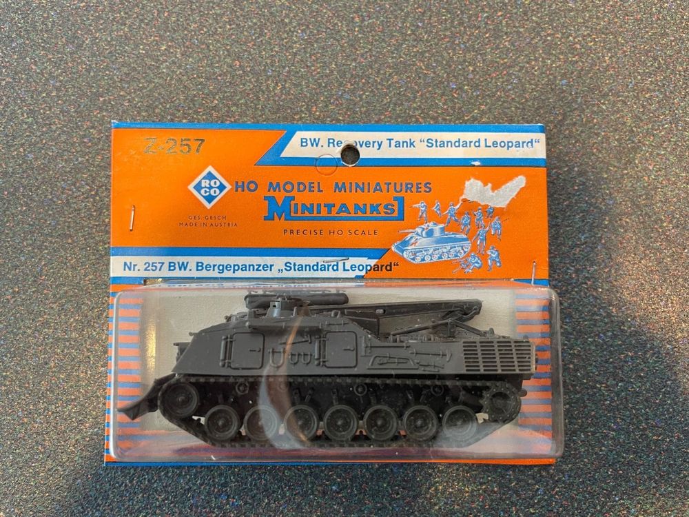Roco Minitanks H0 panzer Z-257 Leopard Bergepanzer | Kaufen auf Ricardo