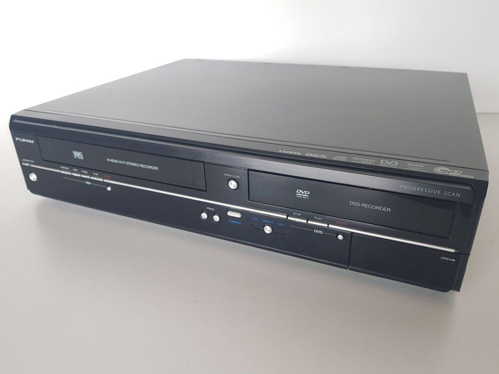 Funai VHS & DVD Recorder Combi mit HDMI (WD6D-M100) | Acheter sur Ricardo