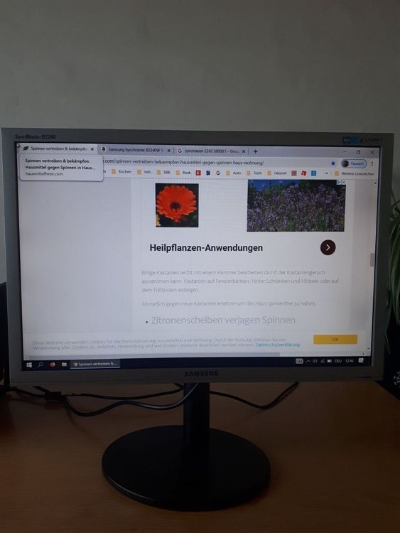 Samsung SyncMaster B2240W 22 Zoll Monitor silver | Kaufen auf Ricardo