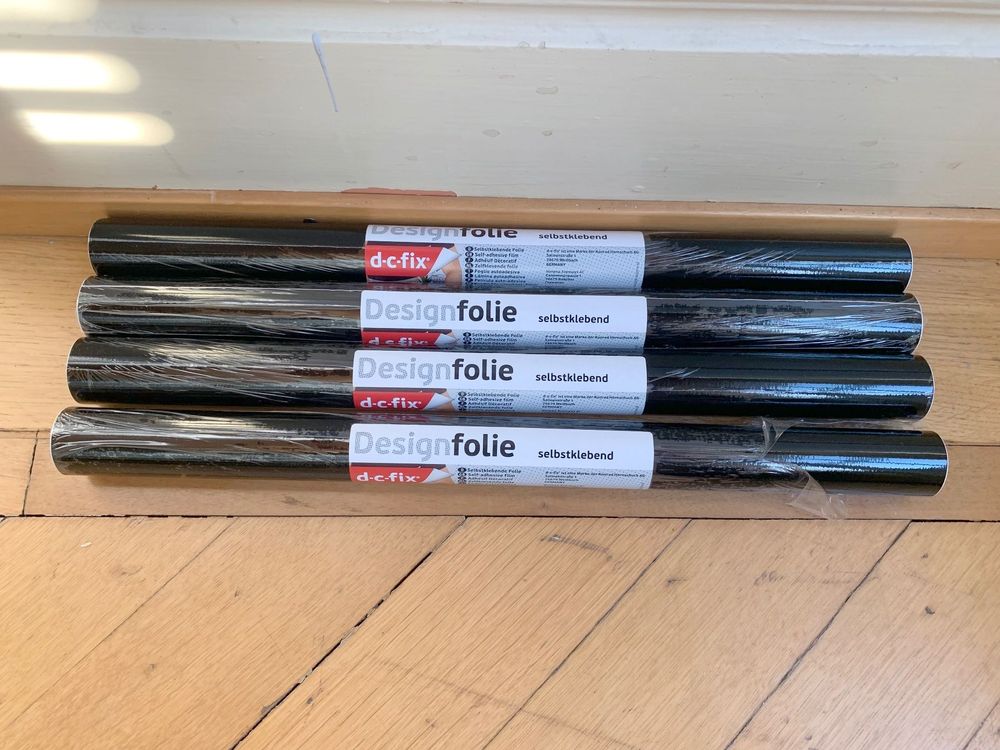 d-c-fix Designfolie schwarz glänzend | Kaufen auf Ricardo