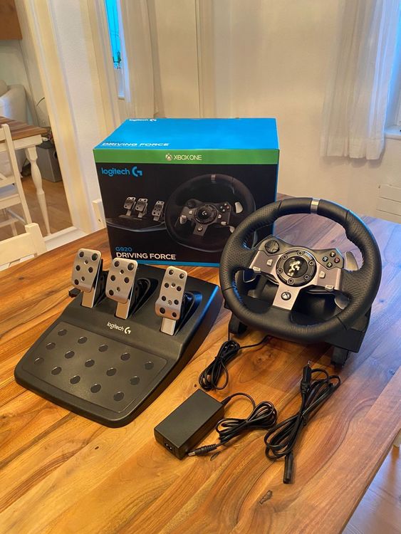 LOGITECH G920 Driving Force Lenkrad & Pedale (Schwarz) | Acheter sur ...