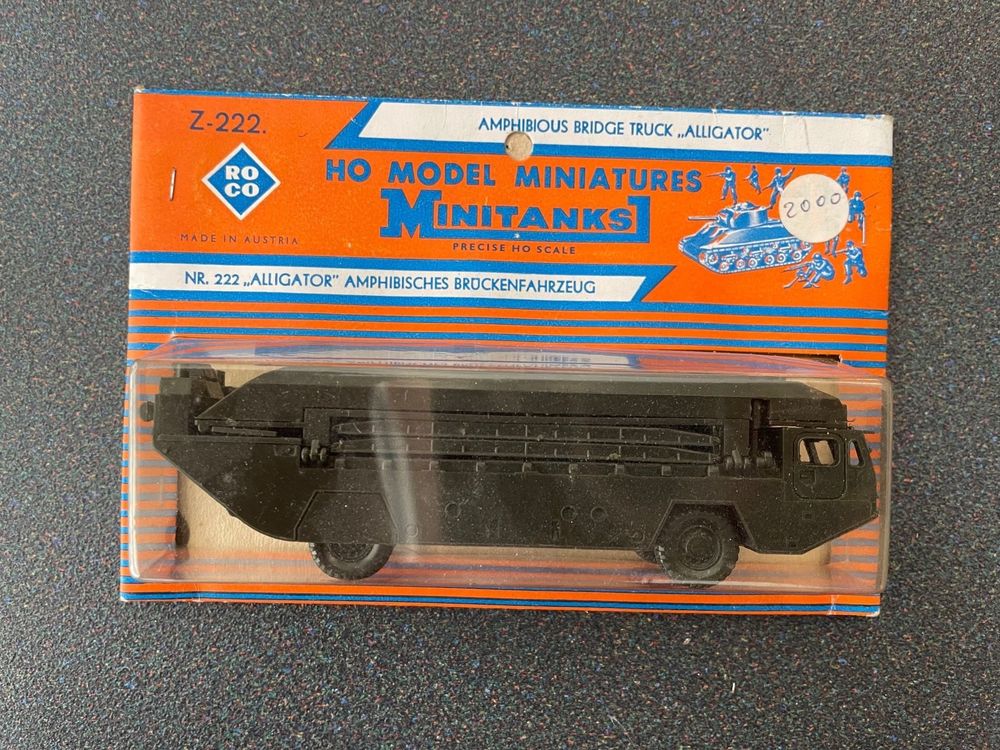 Roco Z-222 Minitanks H0 1:87 Alligator Tank panzer | Kaufen auf Ricardo