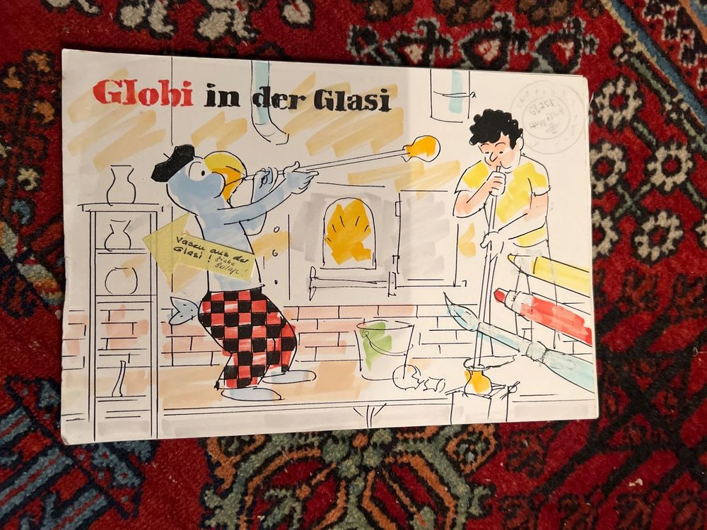 Globi Originalzeichnungen Heiri Schmid: Globi in der Glasi | Kaufen auf ...