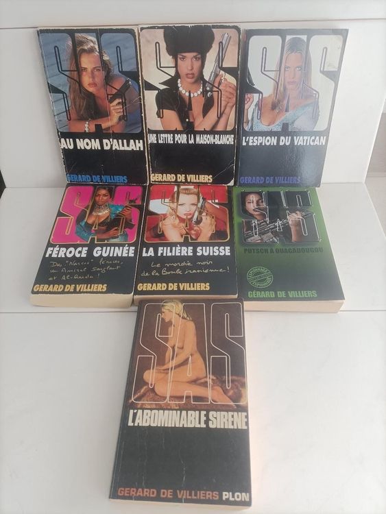 7x SAS Malko Linge / Gérard de Villiers / PLON + Editions | Kaufen auf ...