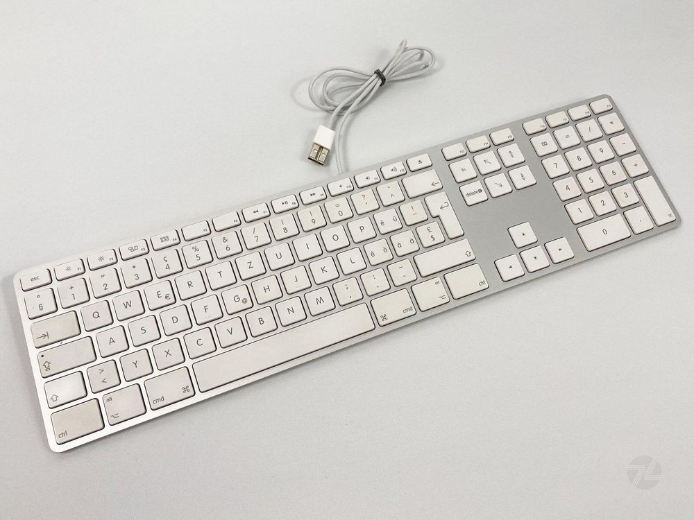 Apple A1243 USB Keyboard Tastatur Alu Silber Zahlenblock | Kaufen auf ...
