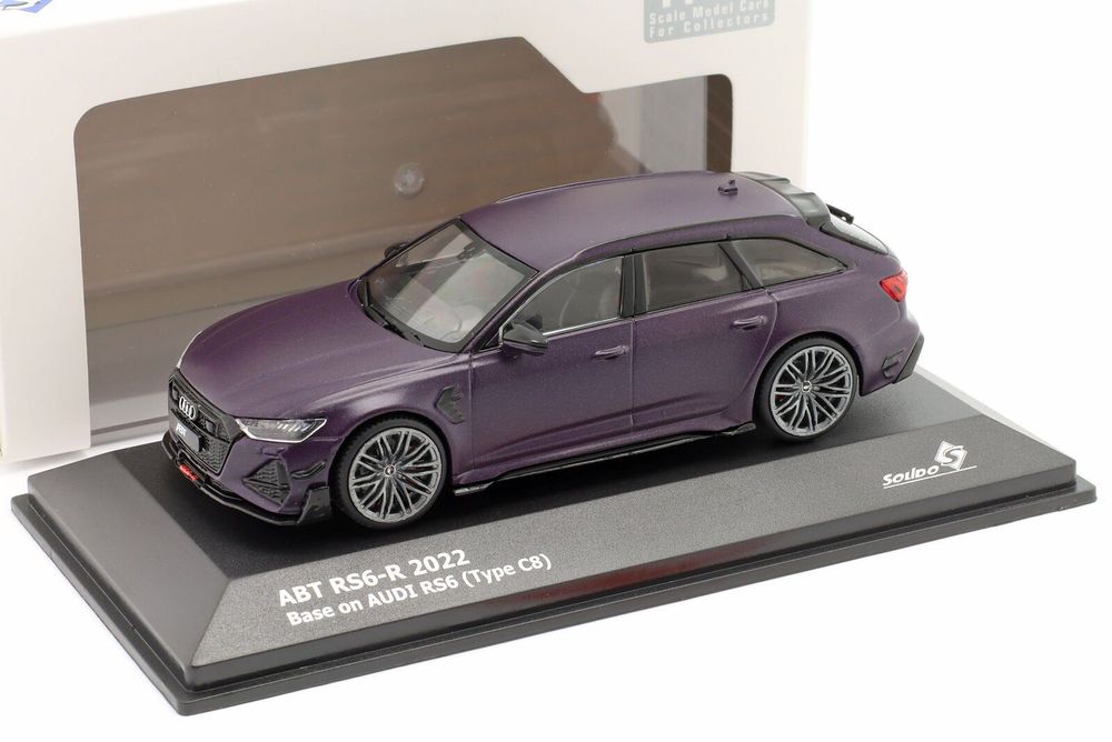 Audi RS6-R (C8) ABT Baujahr 2022 matt lila 1:43 Solido NEU | Acheter ...
