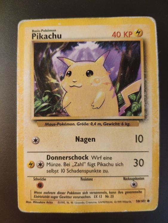 Pikachu Base Set | Kaufen auf Ricardo