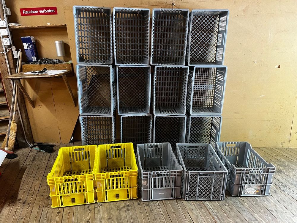 17 stk Plastik Transport Boxen Kisten 1 Franken | Kaufen auf Ricardo