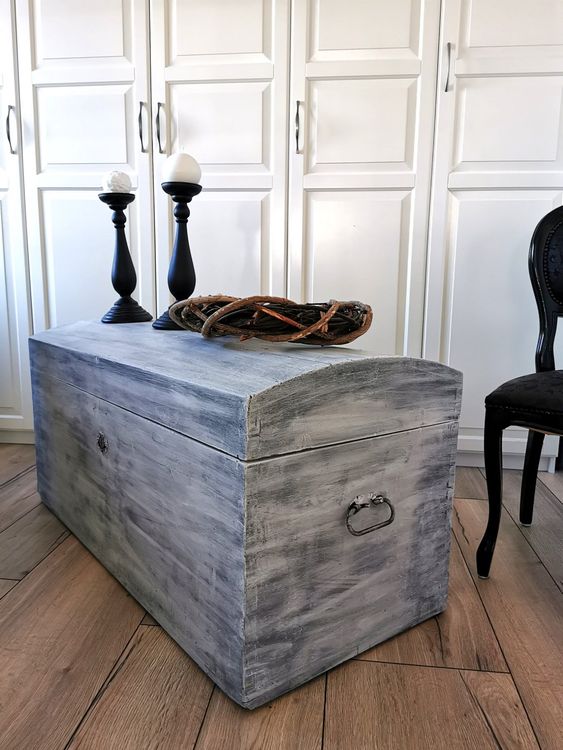 Alte Holz - Truhe in Shabby Style | Kaufen auf Ricardo