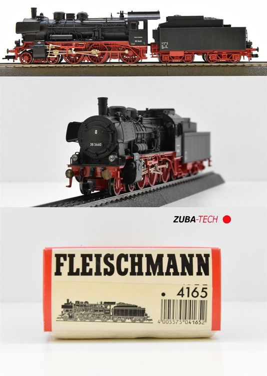 Fleischmann 4165 Dampflok BR 38 DB H0 GS | Acheter sur Ricardo