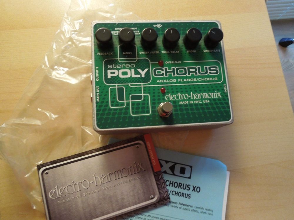 Electro-Harmonix Stereo Polychorus Analog Flange/Chorus Peda | Kaufen ...