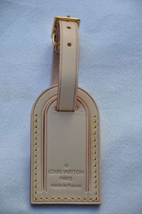 Louis Vuitton : Leder Name tag - porte-étiquettes pour sacs | Kaufen ...
