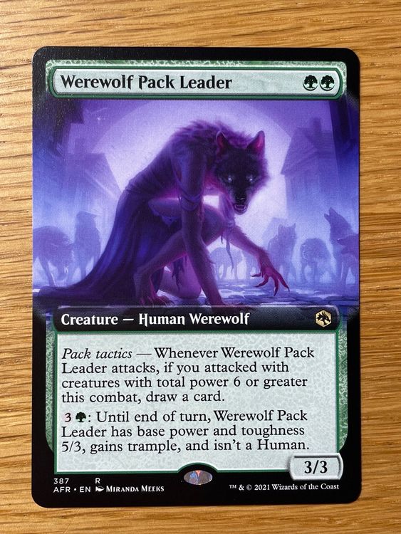 Werewolf Pack Leader Variant Rare Boosterfrisch | Kaufen auf Ricardo