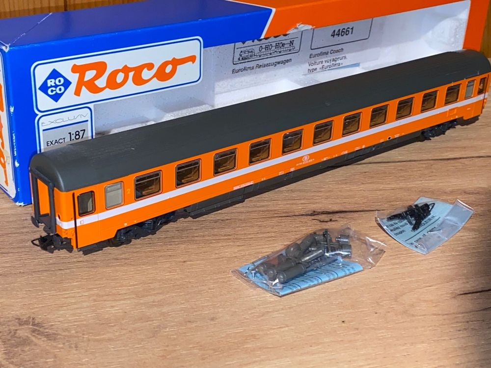 AEMA 101084-72 H0/DC Roco SNCB Eurofima 2Kl Wagen Portofrei | Kaufen ...