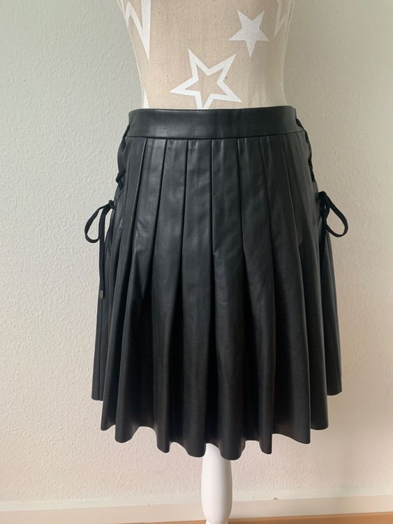 Hugo Boss Rock Gr. 36, A-Linie, Kunstleder schwarz | Kaufen auf Ricardo