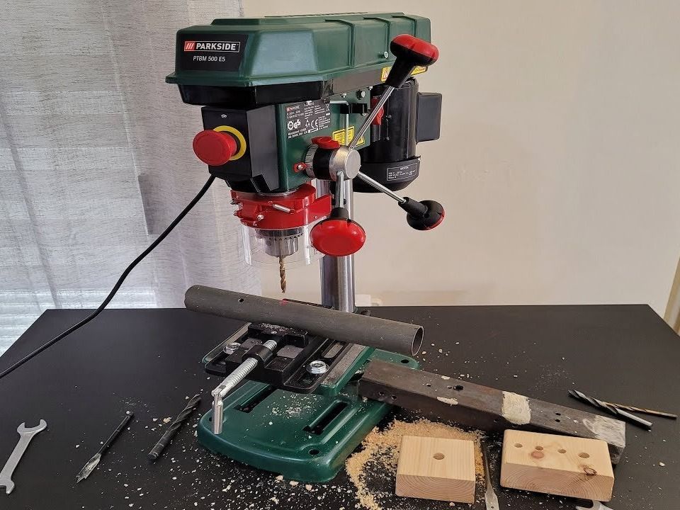 PARKSIDE® Tischbohrmaschine »PTBM 500 E5«, 500 Watt | Acheter sur Ricardo