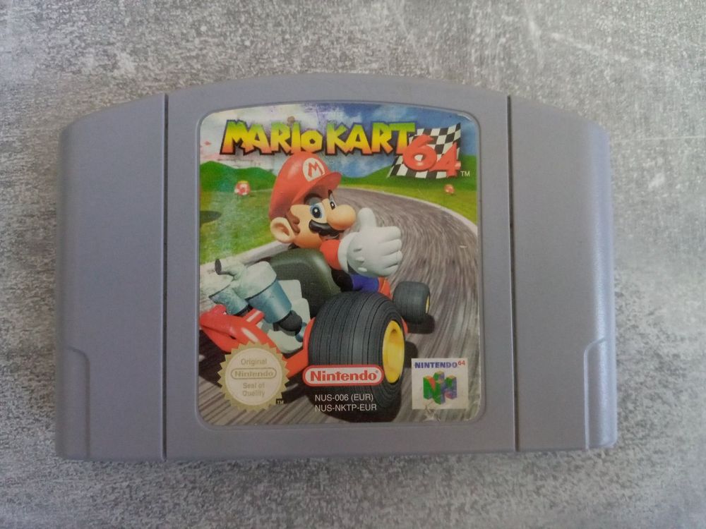 Nintendo 64.Retro Altes Mario Kart 64 1st Generation!!!! | Kaufen auf ...