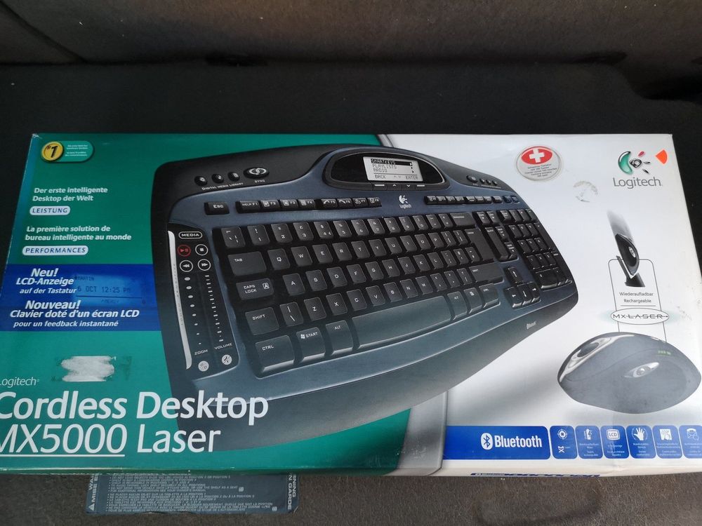 Bluetooth Desktop MX 5000 Logitech Neu OVP CH Tastatur+Maus | Kaufen ...