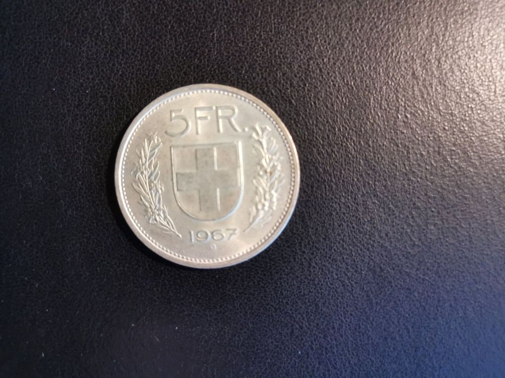 5 Franken Silbermünze 1967 | Kaufen auf Ricardo