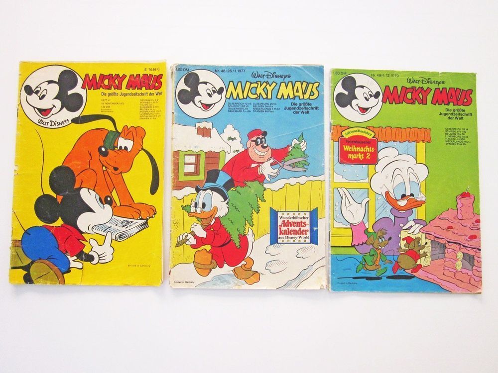 Micky Maus Comic Hefte Jahre 1972 / 1977 / 1979 | Kaufen auf Ricardo