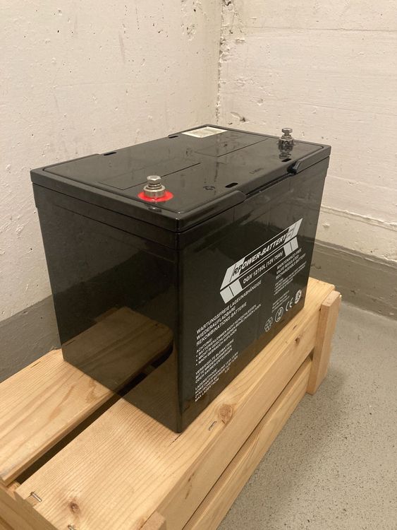 Solar USV Batterie Akku 12V 75Ah AGM | Kaufen auf Ricardo