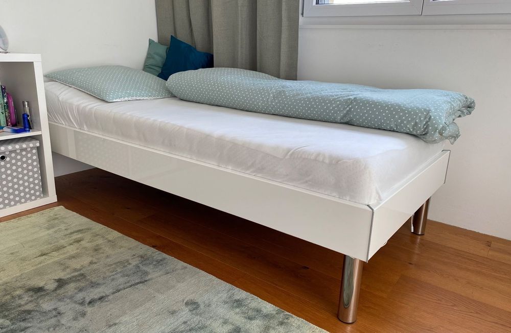 Hasena Bett 90x200 mit Lattenrost inkl. LED-Beleuchtung | Kaufen auf ...