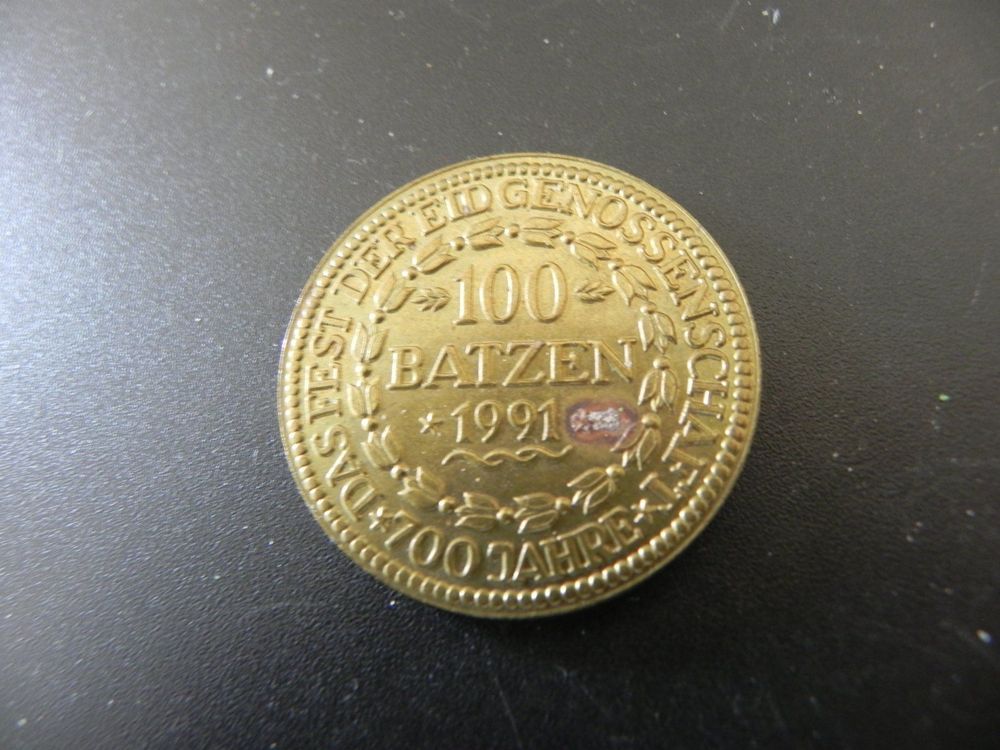 Medaille Schwyz 100 Batzen 1991 - 700 Jahre Schweiz | Kaufen auf Ricardo