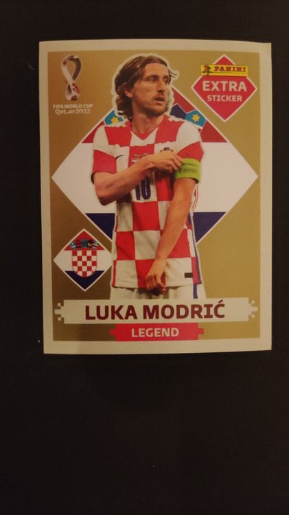 Panini Qatar 2022 | Extra Sticker | Luka Modric (Gold) | Kaufen auf Ricardo