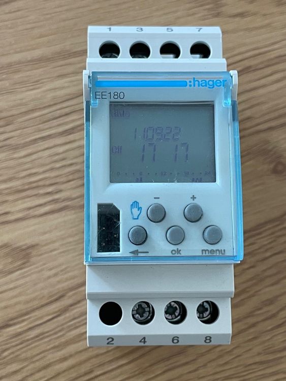 Hager EE180 Elektronische 1-Kanal-Astro Wochenzeit Schaltuhr | Kaufen auf Ricardo