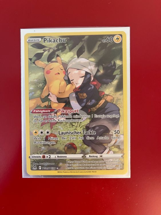 Pokemon Pikachu TG05 Lost Origin Secret Rare | Kaufen auf Ricardo