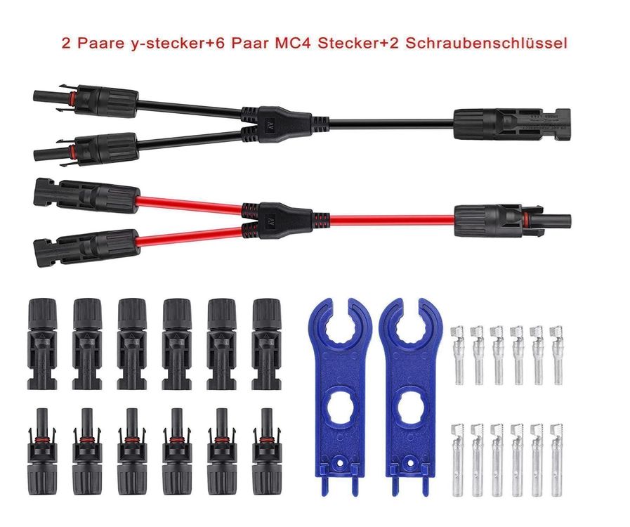 Solar Kabel Y Verteiler MC4 Stecker | Comprare su Ricardo