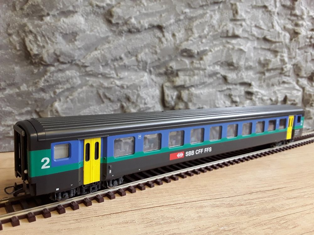 Roco 44496 _ SBB CFF FFS Personenwagen 2 Klasse _ Spur H0 | Acheter sur Ricardo
