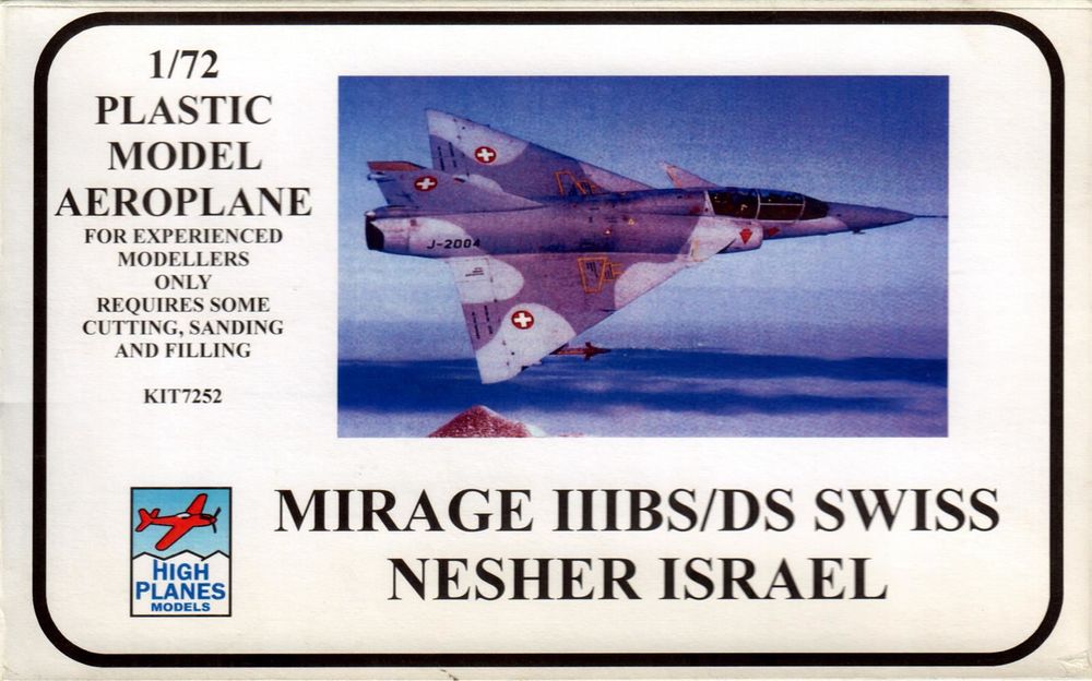 1/72 Mirage IIIBS/DS High planes 7252 | Kaufen auf Ricardo