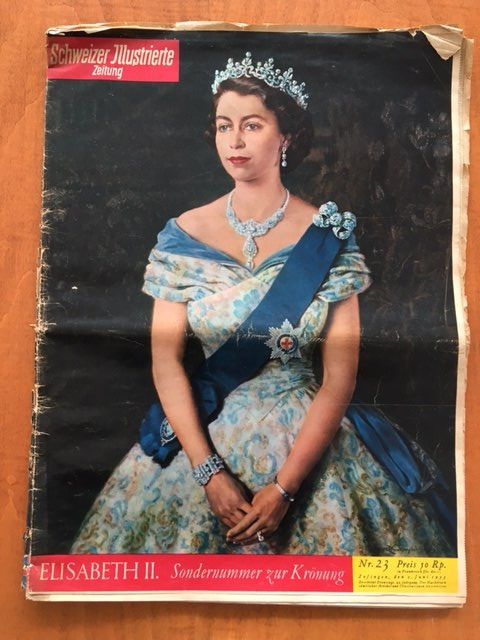 Queen Elizabeth (Elisabeth) II. Krönung 1953, Zeitschrift SJ | Kaufen ...