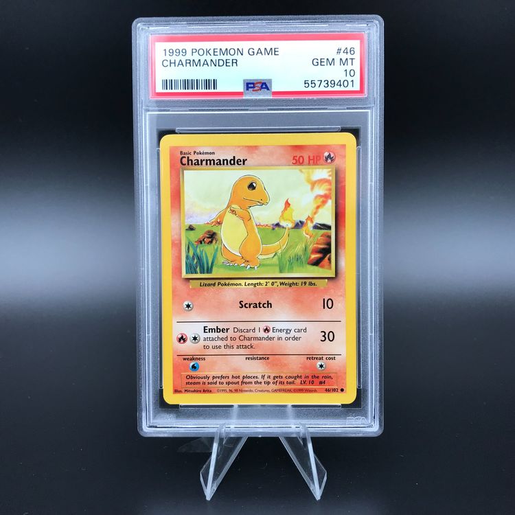 Charmander non holo Base Set PSA 10 | Kaufen auf Ricardo