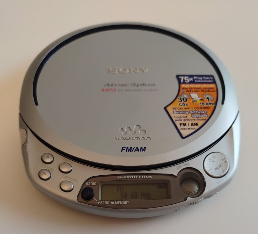 Sony Atrac3plus MP3 CD Walkman D-NF611 FM/AM | Acheter sur Ricardo